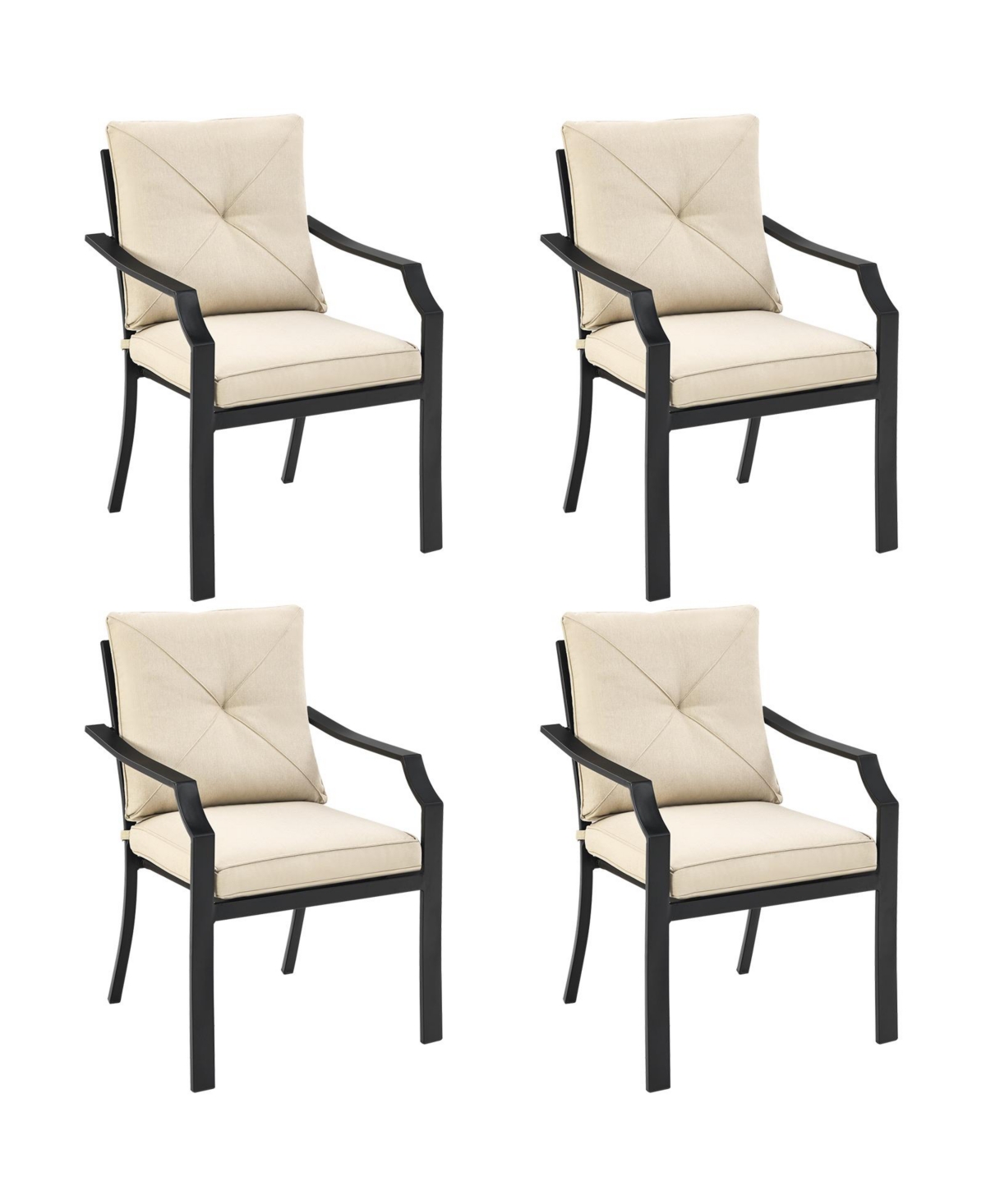 Click here for 4 Pieces Outdoor Dining Set with Removable Cushion... prices