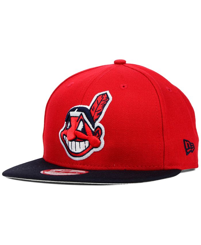 New Era Cleveland Indians 2-Tone Link 9FIFTY Snapback Cap - Macy's