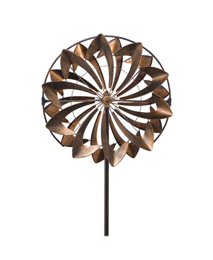 Evergreen 75" Blades Hydro Wind Spinner Garden and Yard Decor - Macy's