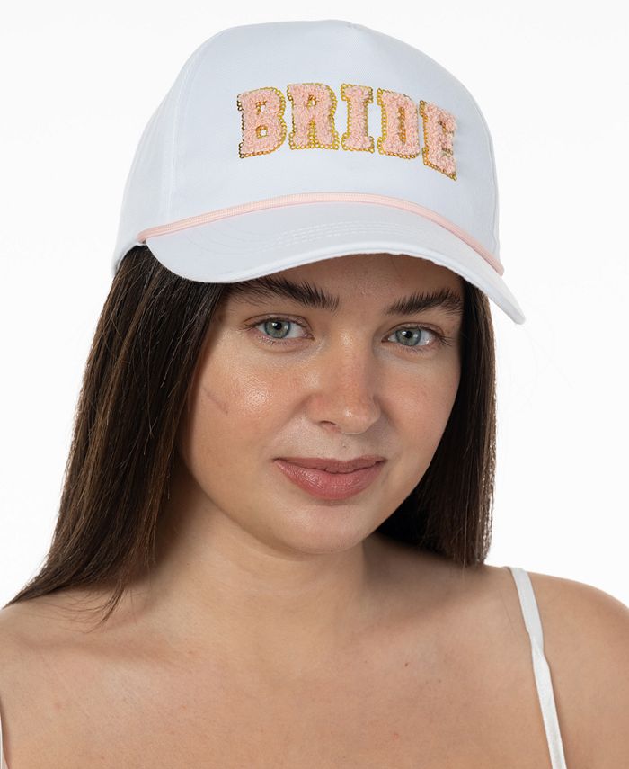 Bellissima Millinery Collection Women's Terry Bride Baseball Cap - Macy's