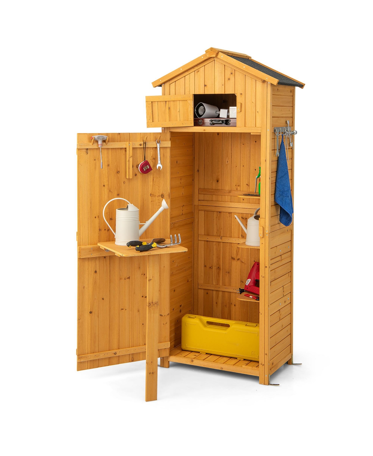 Click here for Garden Storage Shed Outdoor Lockable Storage Cabin... prices