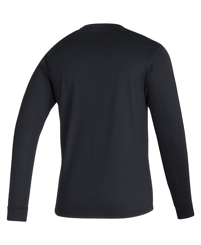 adidas Men's Black Distressed LAFC Vintage-Like AEROREADY Long Sleeve T ...