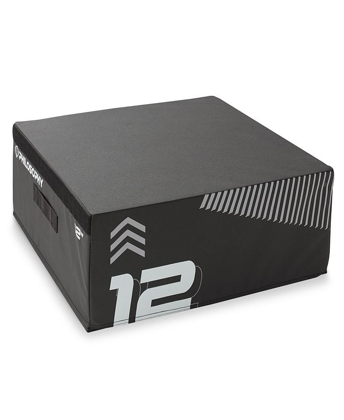 Philosophy Gym 12" Soft Foam Plyometric Box - Jumping Plyo Box for ...