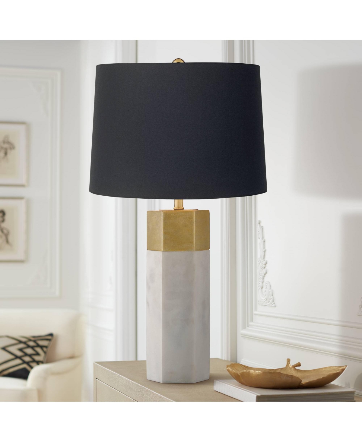 Click here for Possini Euro Design Leala Modern Accent Table Lamp... prices