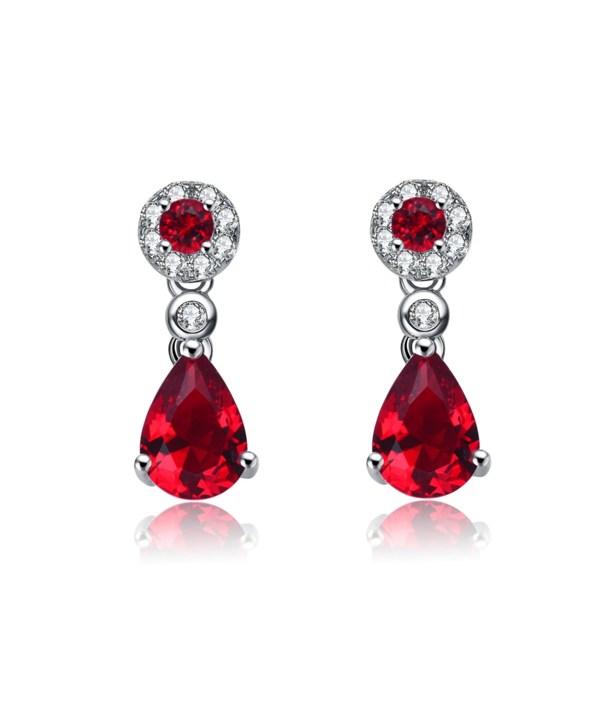 Click here for Sterling Silver White Gold Plated Cubic Zirconia D... prices