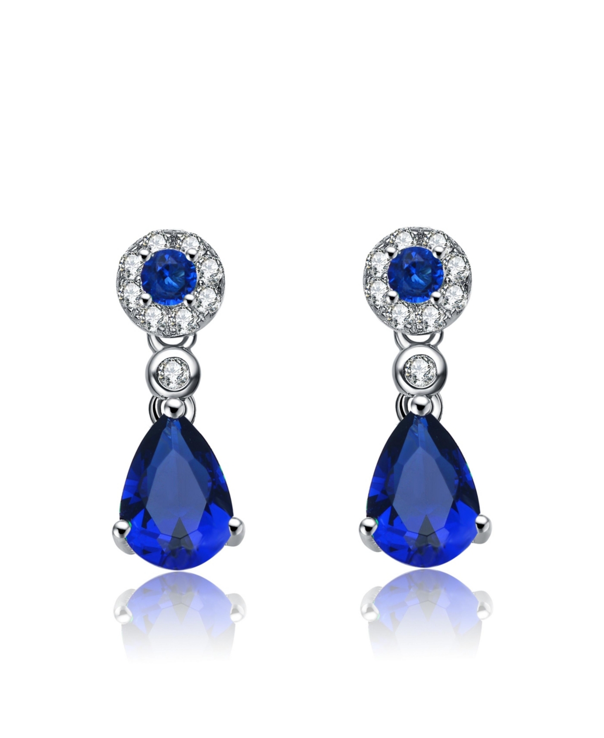Click here for Sterling Silver White Gold Plated Cubic Zirconia D... prices
