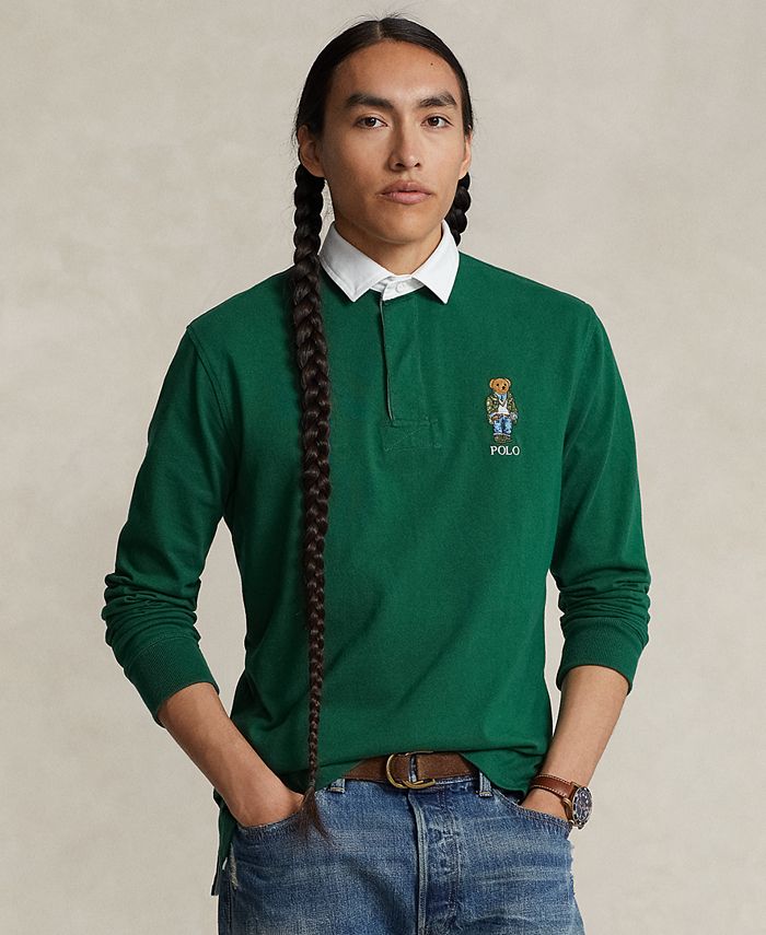 Polo Ralph Lauren Men's Classic-Fit Polo Bear Rugby Shirt - Macy's