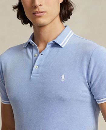 Polo Ralph Lauren Men's Custom Slim Fit Stretch Mesh Polo Shirt - Macy's