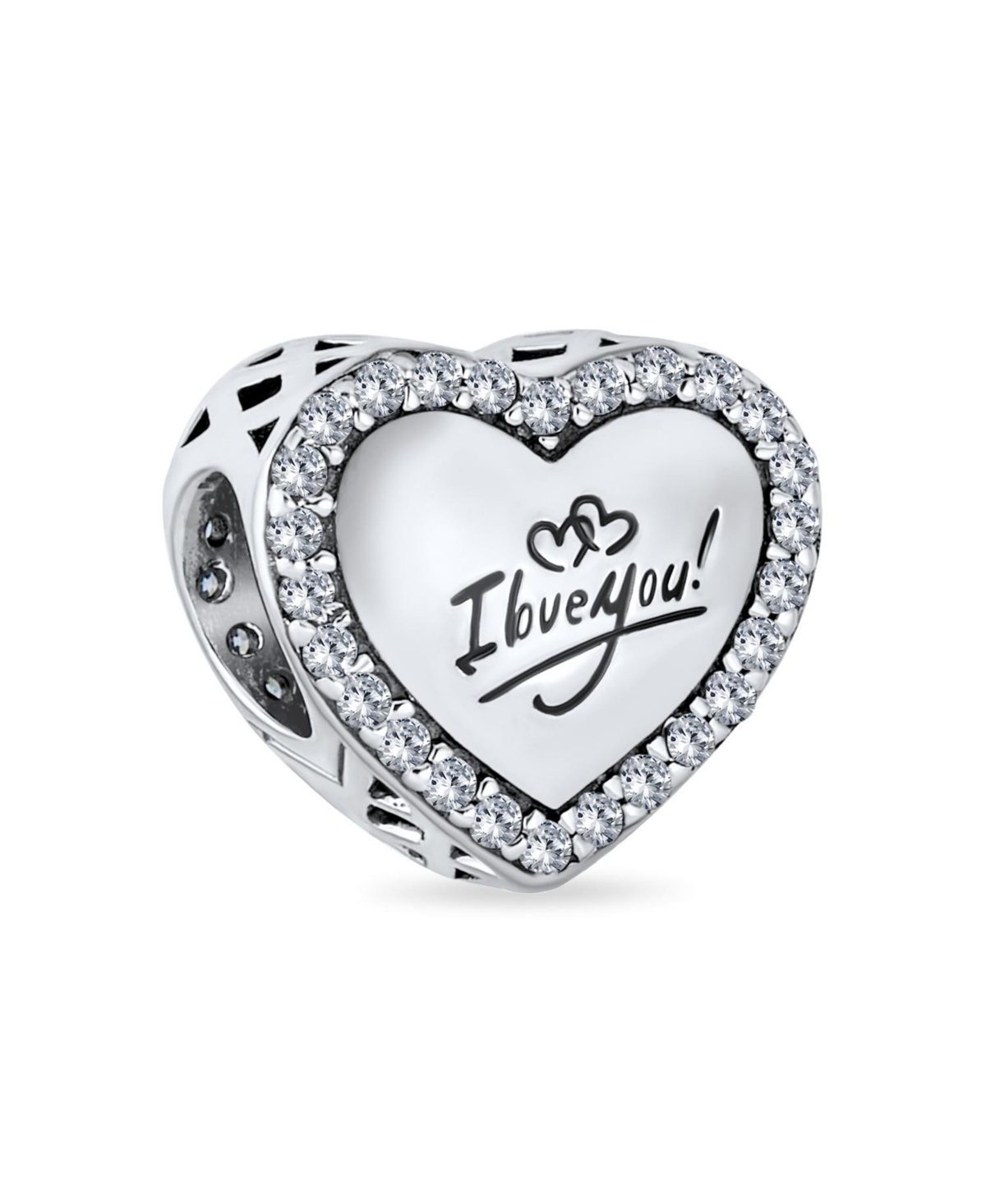 Click here for Bling Jewelry Valentine Words I Love You Crystal A... prices