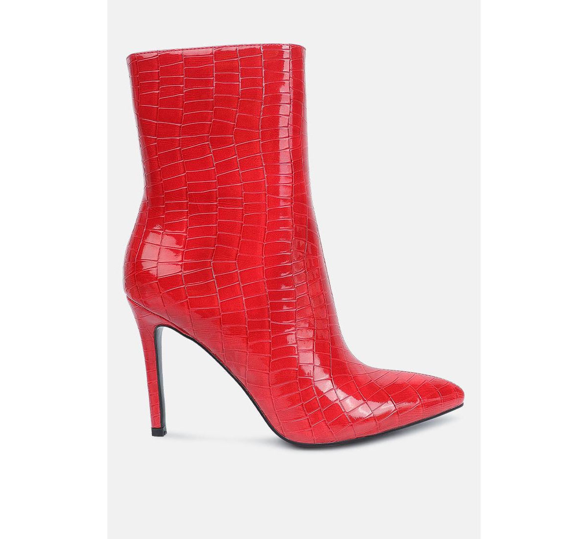 Click here for Womens momoa high heel ankle boots - Red prices
