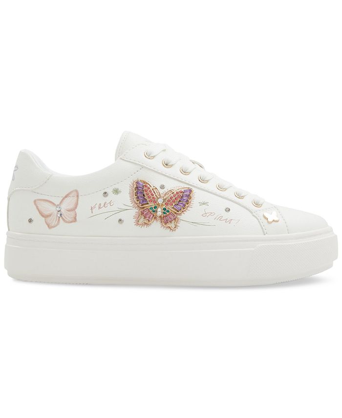 ALDO Women's Gwiri 2.0 Embellished Butterfly Court Sneakers - Macy's