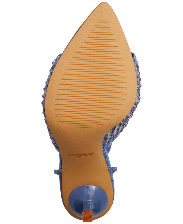 ALDO Women's Jessamine Rhinestone Tie-Up Stiletto Dress Sandals - Macy's