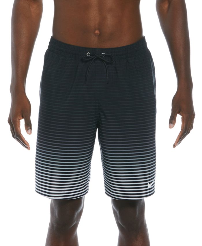 Nike Men's Fade Stripe Breaker Ombré 9" Swim Trunks - Macy's