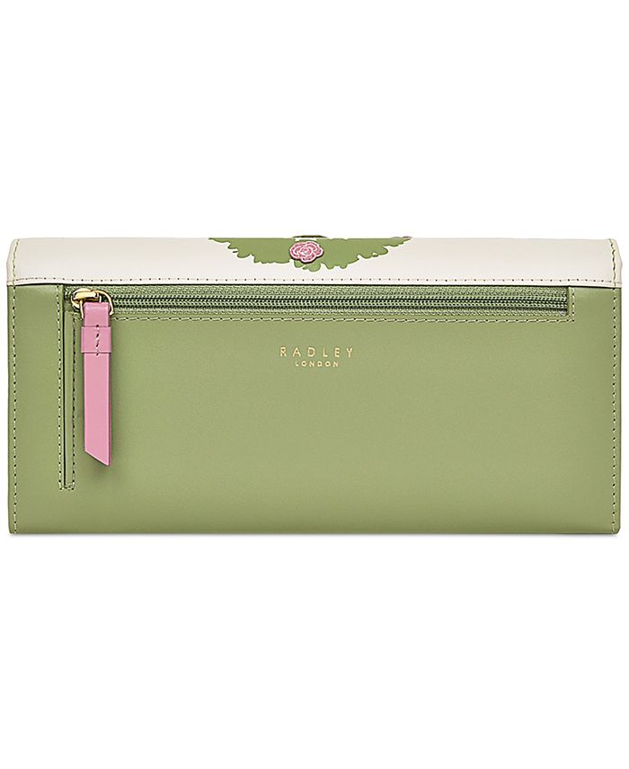 Radley London The RHS Collection Leather Flapover Wallet - Macy's