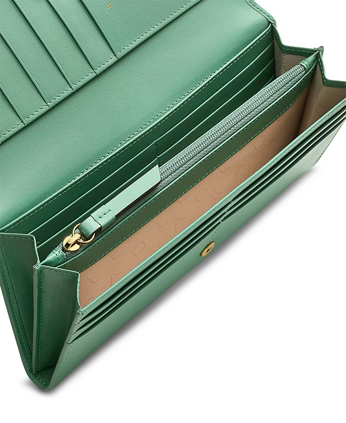 Radley London Kentucky Derby Large Leather Flapover Wallet - Macy's