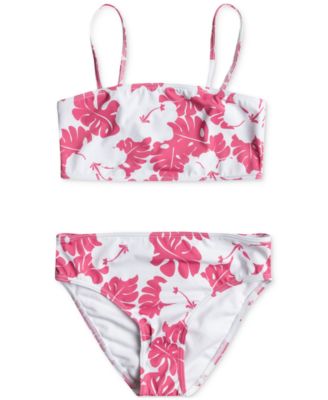 Roxy Big Girls Totally Iconic Two-Piece Swimsuit - Macy's