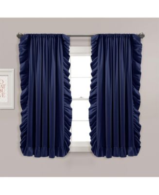Reyna Window Curtain Panels - Macy's