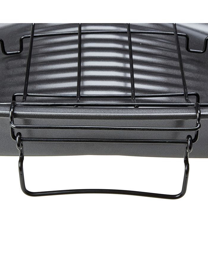 Good Cook Everyday Nonstick Quick-Baste Roasting Pan with Locking Rack ...