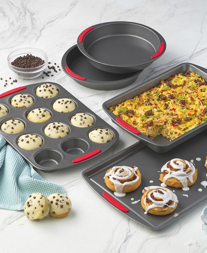 Good Cook Mega grip 5 Piece Nonstick Steel Bakeware Set with Cookie ...
