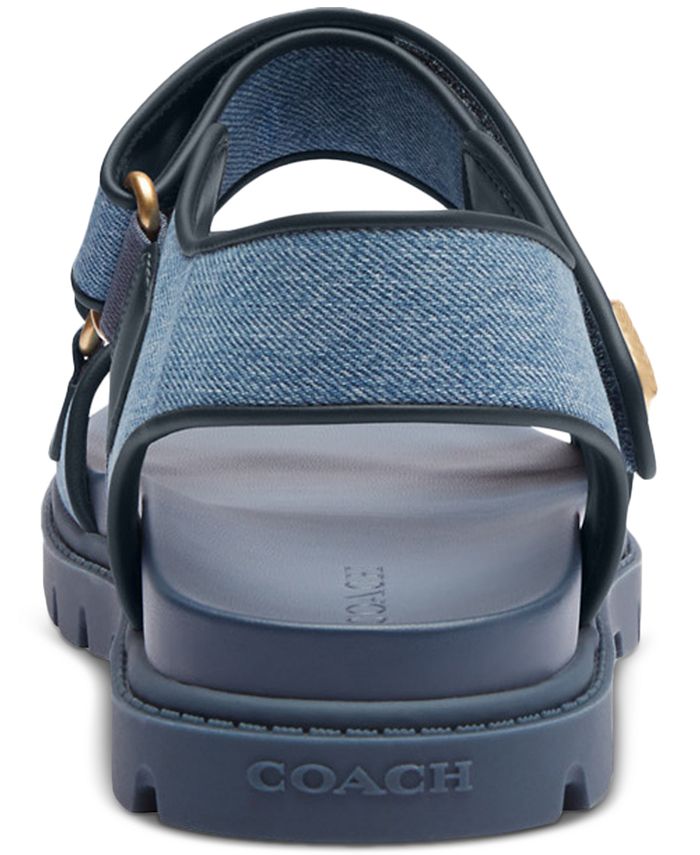 COACH Women's Brynn Double-Band Sporty Lug-Sole Footbed Sandals - Macy's