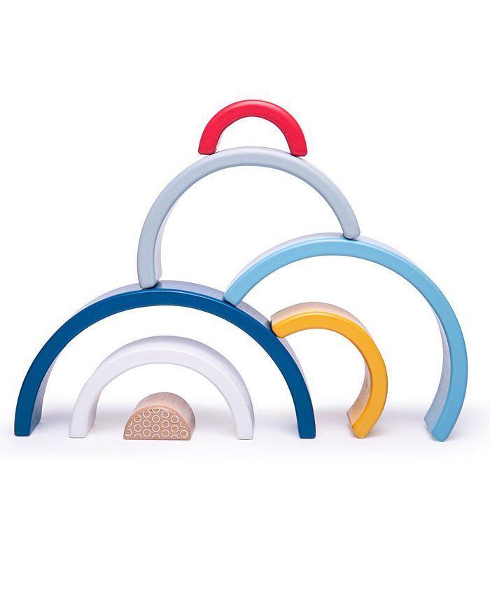 Bigjigs Toys 100% FSC Certified Rainbow Arches - Macy's
