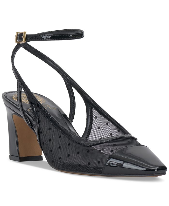 Vince Camuto Women's Somlee Mesh Kitten Heel Pumps - Macy's