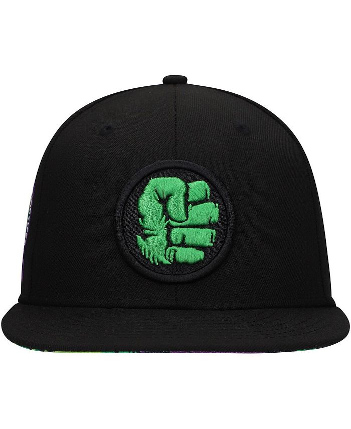 Lids Men's Black The Hulk Marvel 60th Anniversary Snapback Hat - Macy's