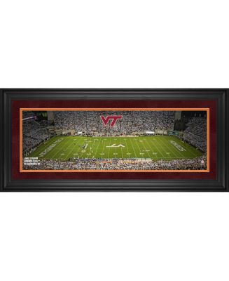 Virginia Tech Hokies Framed 10" x 30" Lane Stadium Panoramic Photograph ...