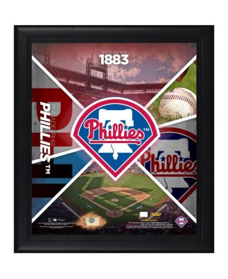 Philadelphia Phillies Framed 15" x 17" Team Impact Collage with a Piece ...