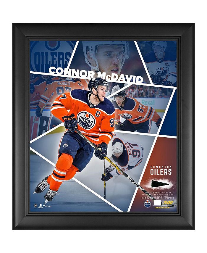 Fanatics Authentic Connor McDavid Edmonton Oilers Framed 15'' x 17 ...