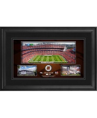 Denver Broncos Framed 10" x 18" Stadium Panoramic Collage with Game ...
