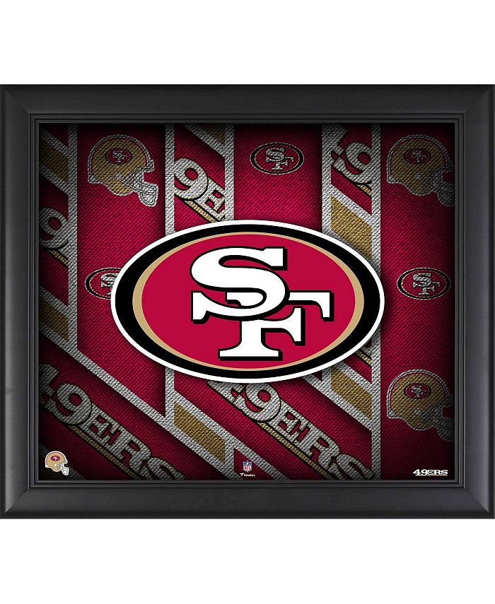 Fanatics Authentic San Francisco 49ers Framed 15" x 17" Team Threads ...