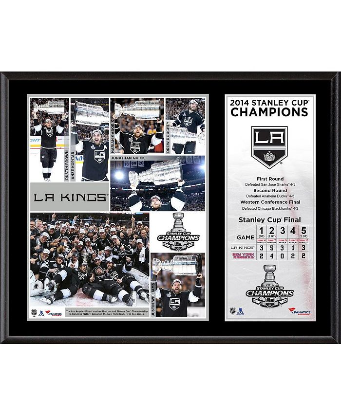 Fanatics Authentic Los Angeles Kings 2014 Stanley Cup Champions 12'' x ...