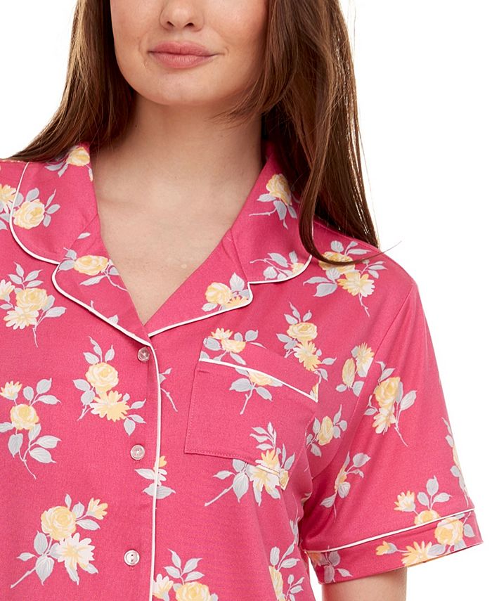 Flora by Flora Nikrooz Women's Annie Printed Capri Pajama Set - Macy's