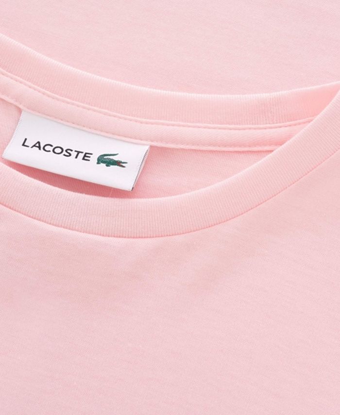 Lacoste Men's Classic Crew Neck Soft Pima Cotton T-Shirt - Macy's