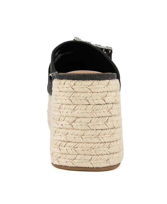 Sugar Women's Remote Embellished Buckle Espadrille Sandals - Macy's