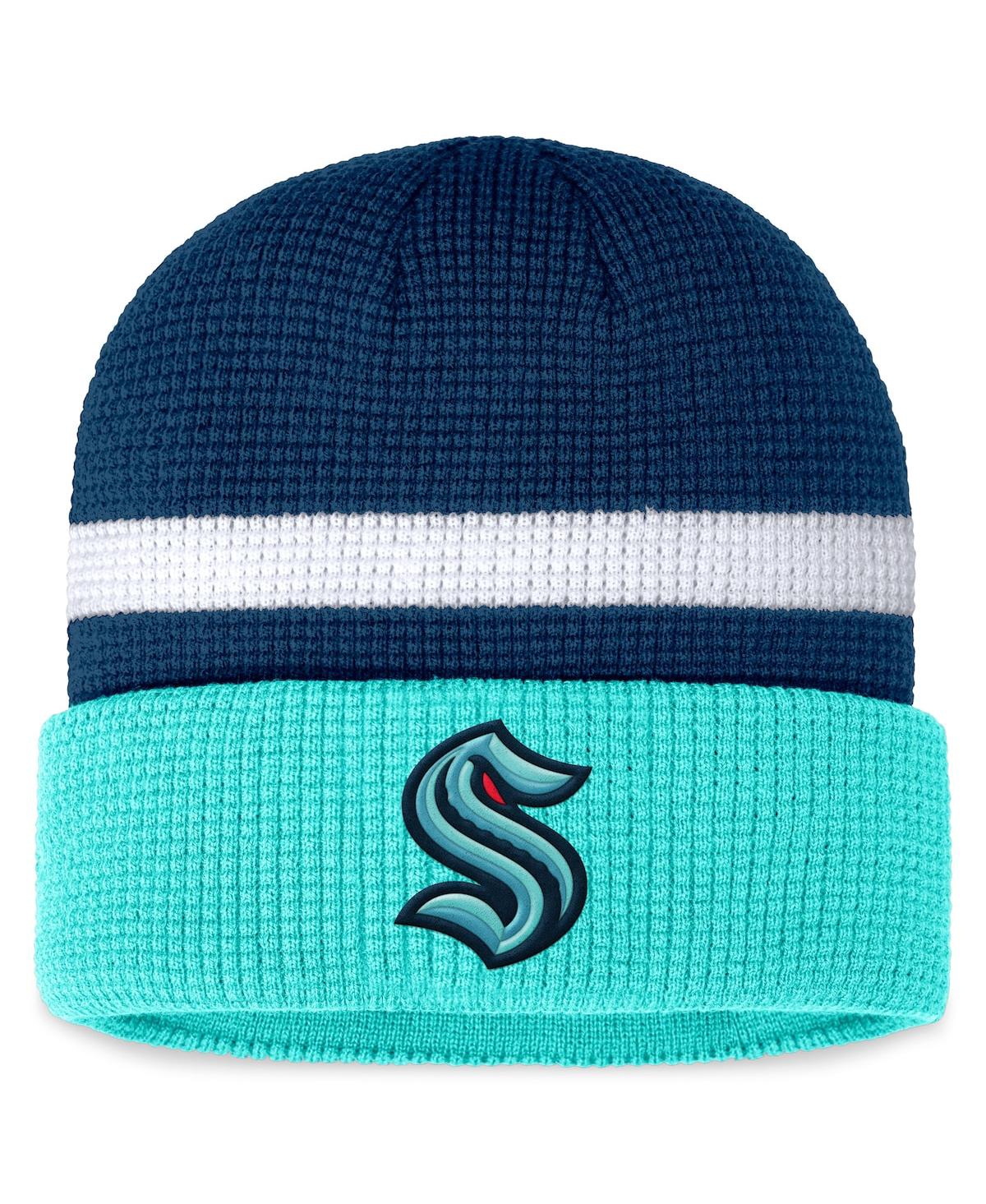 Click here for Mens Fanatics Deep Sea Blue  Light Blue Seattle Kr... prices