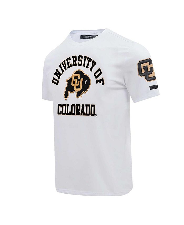 Pro Standard Men's White Distressed Colorado Buffaloes Classic Stacked ...