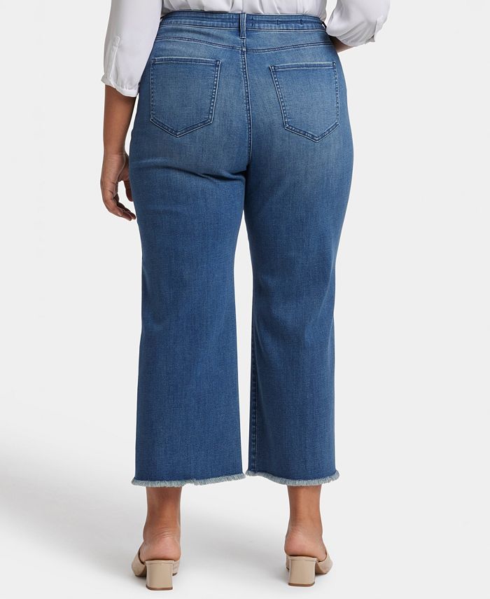 NYDJ Plus Size Teresa Wide Leg Ankle Jeans - Macy's