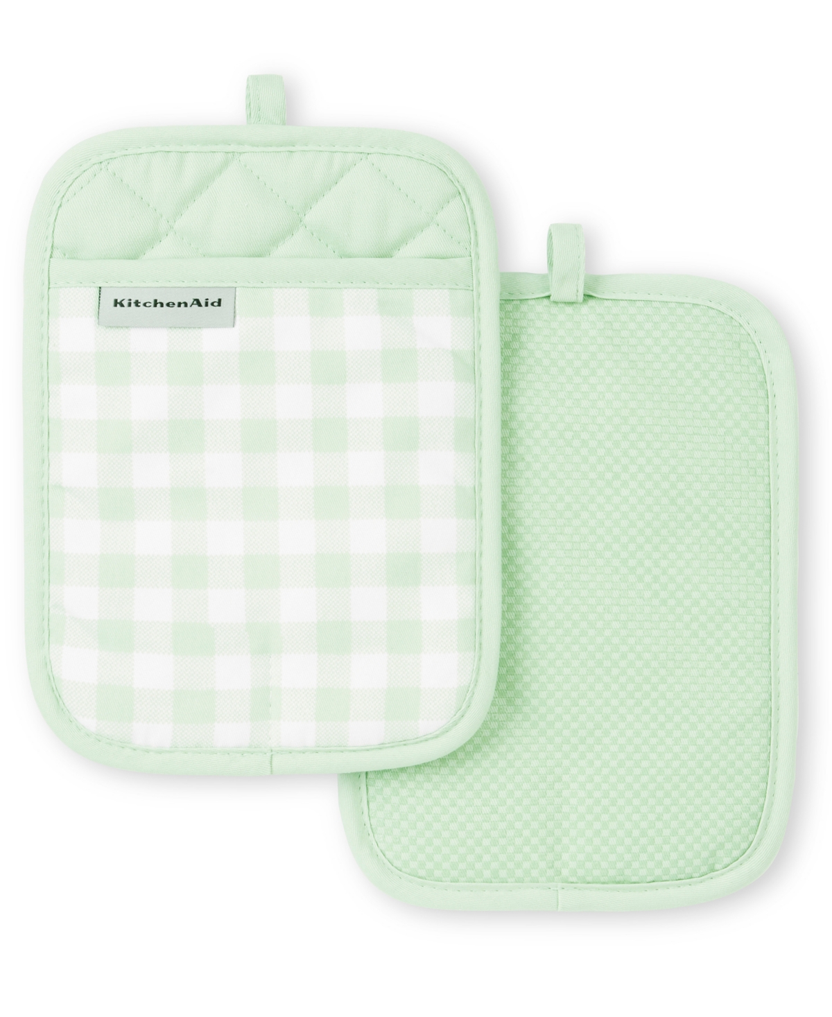 Click here for KitchenAid Gingham Pot Holder 2-Pack Set  7 x 10 -... prices