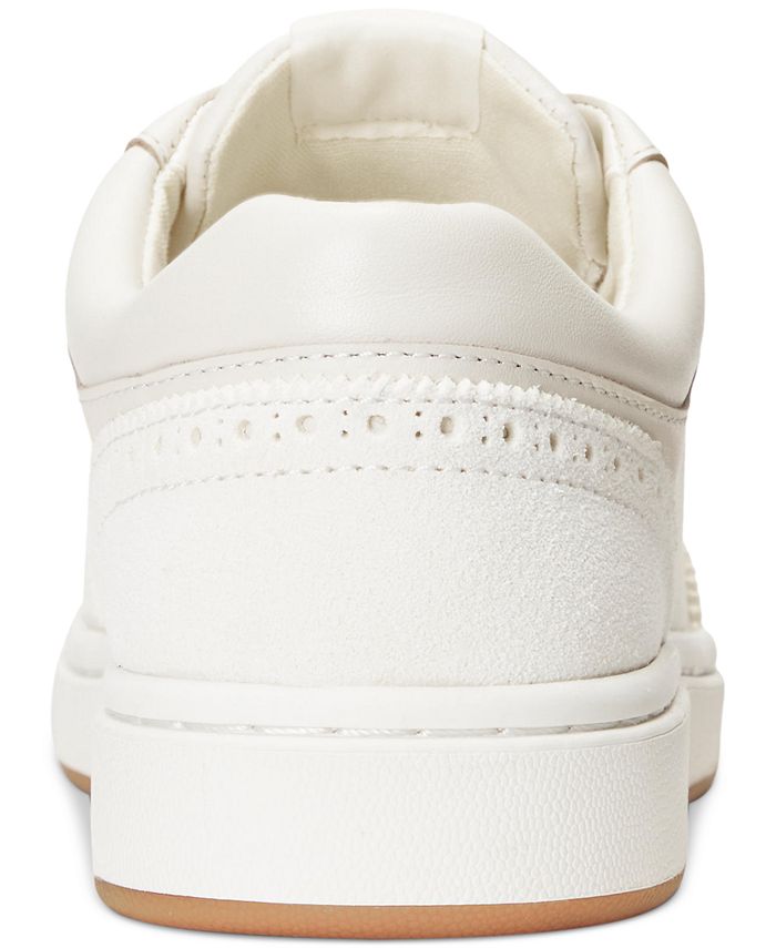 Lauren Ralph Lauren Women's Hailey Lace-Up Wingtip Sneakers - Macy's