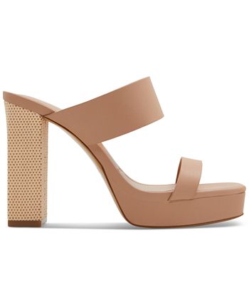 ALDO Women's Audreena Double Band Slip-On Platform Dress Sandals - Macy's