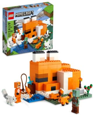 LEGO® Minecraft 21178 The Fox Lodge Toy Building Set - Macy's