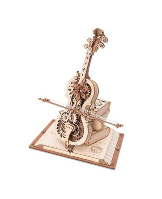 Robotime Magic Cello Mechanical Music Box - Moveable Stem - Funny ...