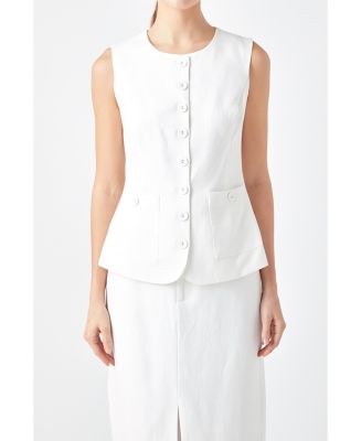Women's Linen Long Top - Macy's