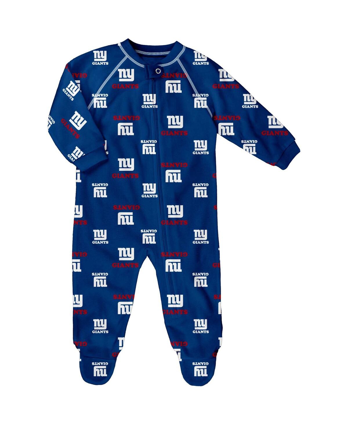 Click here for Newborn Royal New York Giants Allover Print Raglan... prices