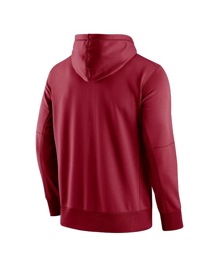 Nike Men's Cardinal Arkansas Razorbacks Logo Stack Performance Full-Zip ...