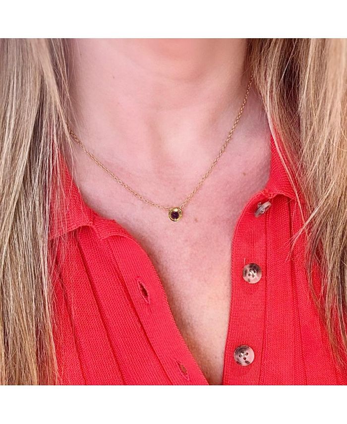 Allison Avery Birthstone Necklace - Macy's