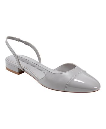 Marc Fisher Women's Dela Closed Toe Slingbacks Dress Flats - Macy's
