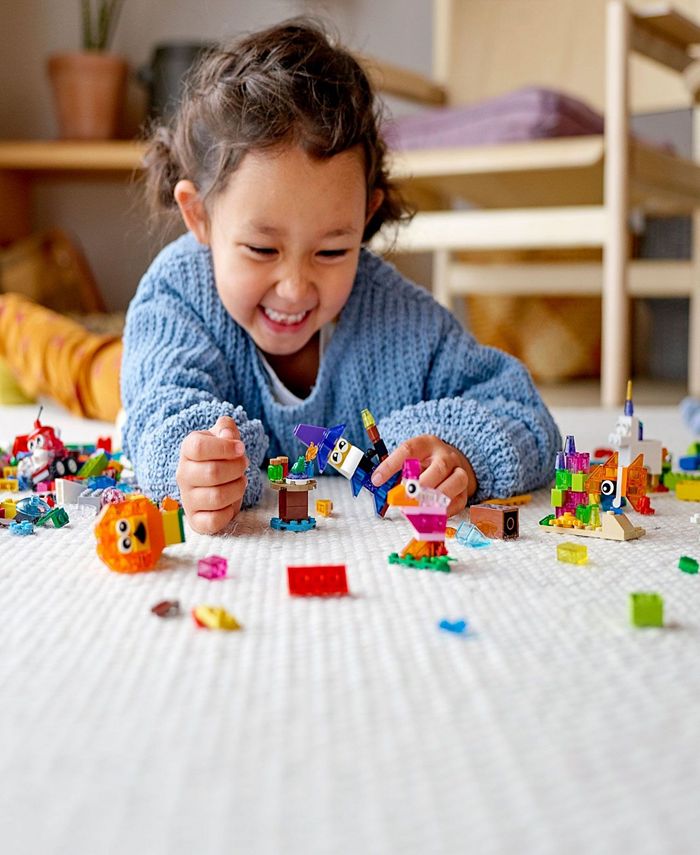 LEGO® Classic 11013 Creative Transparent Bricks Toy Building Set - Macy's